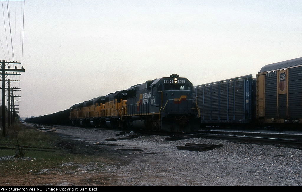 CSX 8614 with Four South Shore GP38-2s